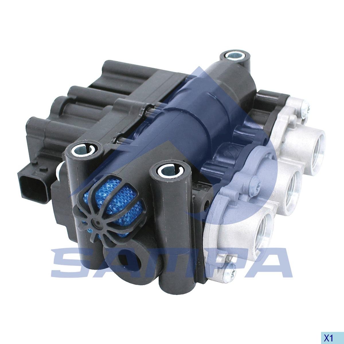 Eletroválvula 3 Vias Suspensão MB Axor/Actros 24V – 0013271425 - Volscan